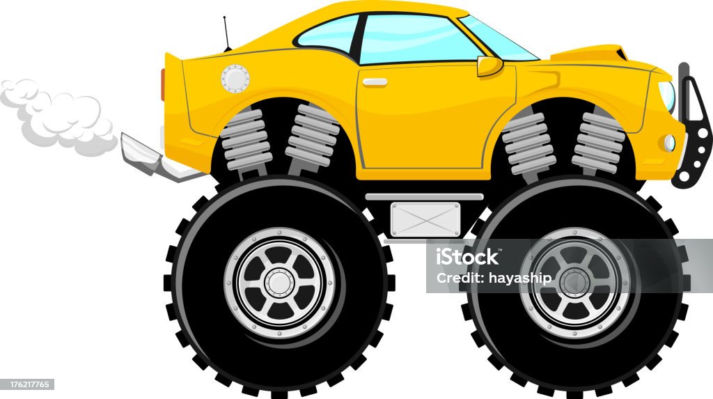 Monstertruck 자동차모드 말풍선이 있는 몬스터 트럭에 대한 스톡 벡터 아트 및 기타 이미지 몬스터 트럭 바퀴