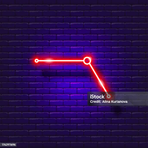 Aries Zodiac Sign Neon Icon Astrological Zodiac Signs Glowing Symbol Stock Illustration