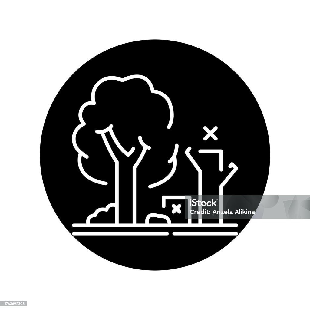 Tree Removal Color Line Icon Garden Service Stock Illustration ... Tree Removal Color Line Icon Garden Service Stock Illustration ...