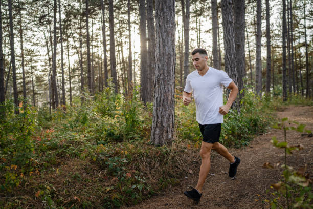 Free Stock Photo of Man jogging on country road | Download Free Images ...