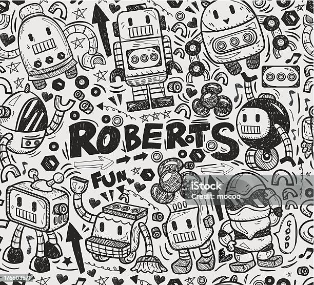 Pola Robot Mulus Alat Garis Ilustrator Menggambar Ilustrasi Stok ... Pola Robot Mulus Alat Garis Ilustrator Menggambar Ilustrasi Stok ...