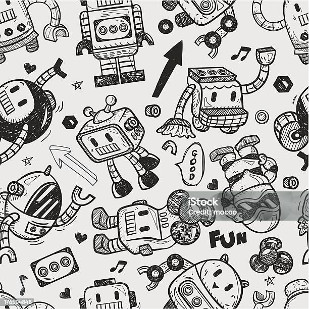 Pola Robot Mulus Alat Garis Ilustrator Menggambar Ilustrasi Stok ... Pola Robot Mulus Alat Garis Ilustrator Menggambar Ilustrasi Stok ...