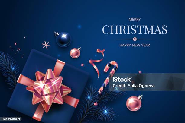 Spanduk Horizontal Dengan Simbol Dan Teks Natal Merah Muda Dan Biru ... Spanduk Horizontal Dengan Simbol Dan Teks Natal Merah Muda Dan Biru ...