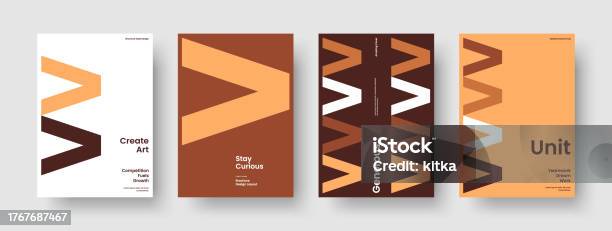 Template Sampul Buku Kreatif Desain Flyer Modern Tata Letak Brosur