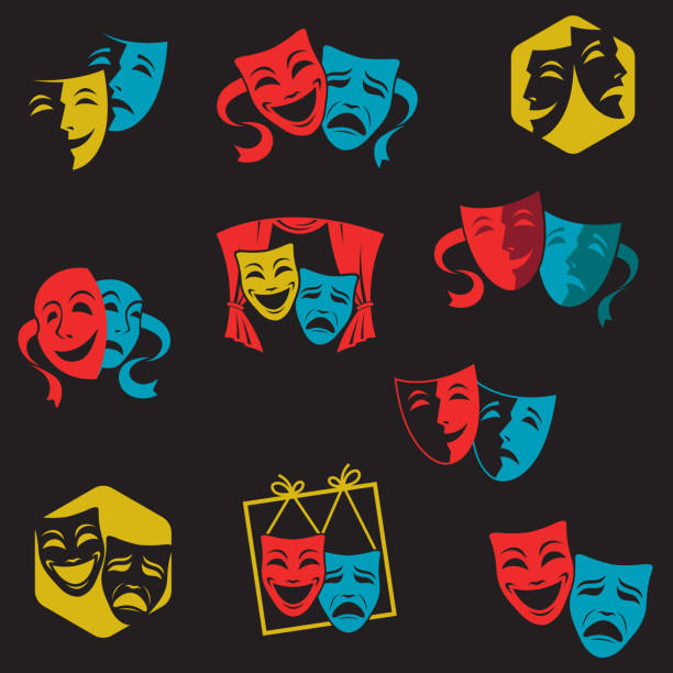 13 800 Masque Théâtre Stock Illustrations Graphiques Vectoriels Libre