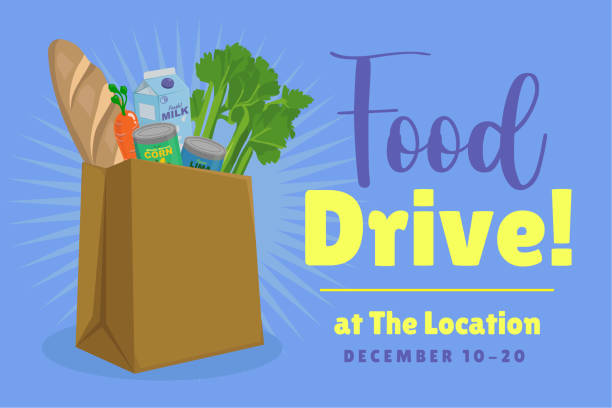 Food drive Clipart Vector PNG , SVG, EPS, PSD, AI