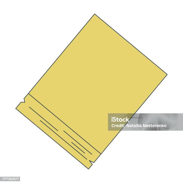 Empty Paper Blank Flat Line Color Isolated Vector Object Stock ... Empty Paper Blank Flat Line Color Isolated Vector Object Stock ...
