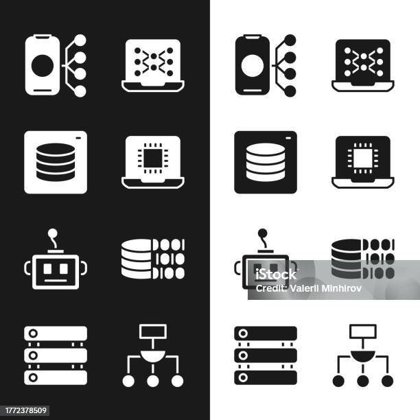 Set Processor Cpu Server Data Neural Network Artificial Intelligence Robot Binary Code Algorithm