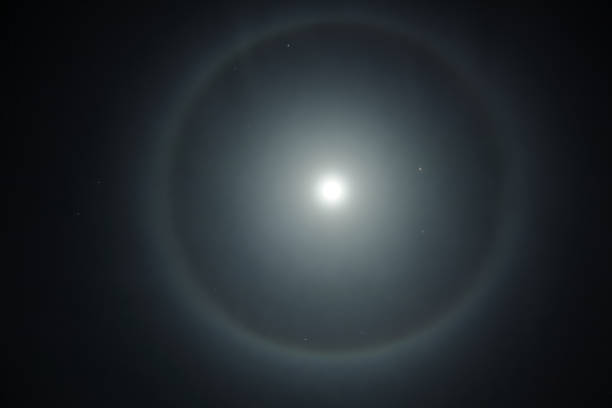 Free Stock Photo of Luminous full moon with halo effect | Download Free ...