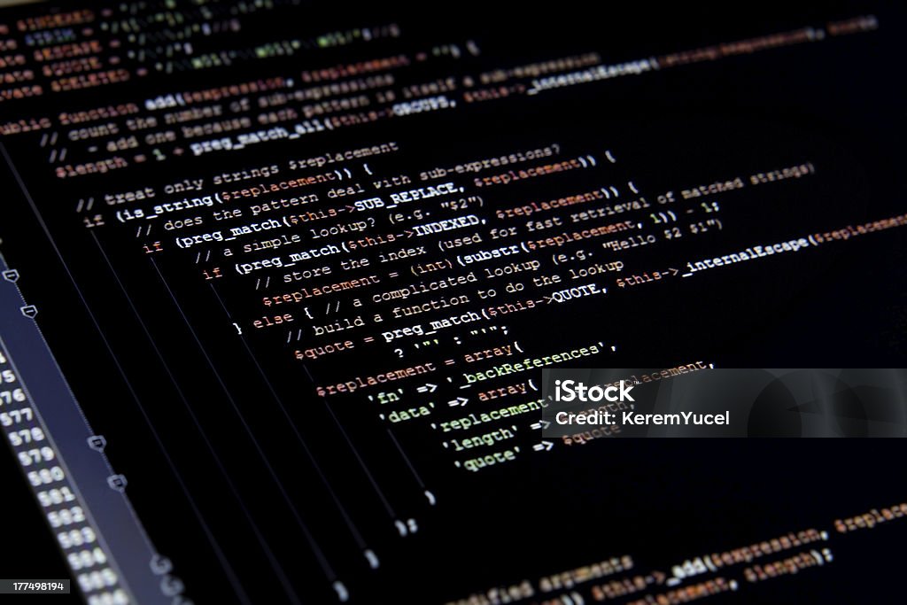 Web Page Generic Javascript Code On Computer Monitor Stock Photo ... Web Page Generic Javascript Code On Computer Monitor Stock Photo ...