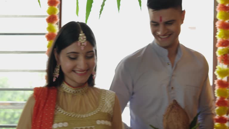 120 Indian New Married Couple Stock Videos And Royalty Free Footage Istock