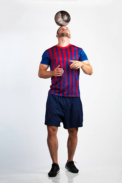 Free Stock Photo of Football player juggling with head | Download Free ...