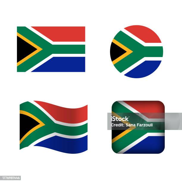 Vektor Afrika Selatan Set Ikon Bendera Nasional Ilustrasi Stok - Unduh ... Vektor Afrika Selatan Set Ikon Bendera Nasional Ilustrasi Stok - Unduh ...