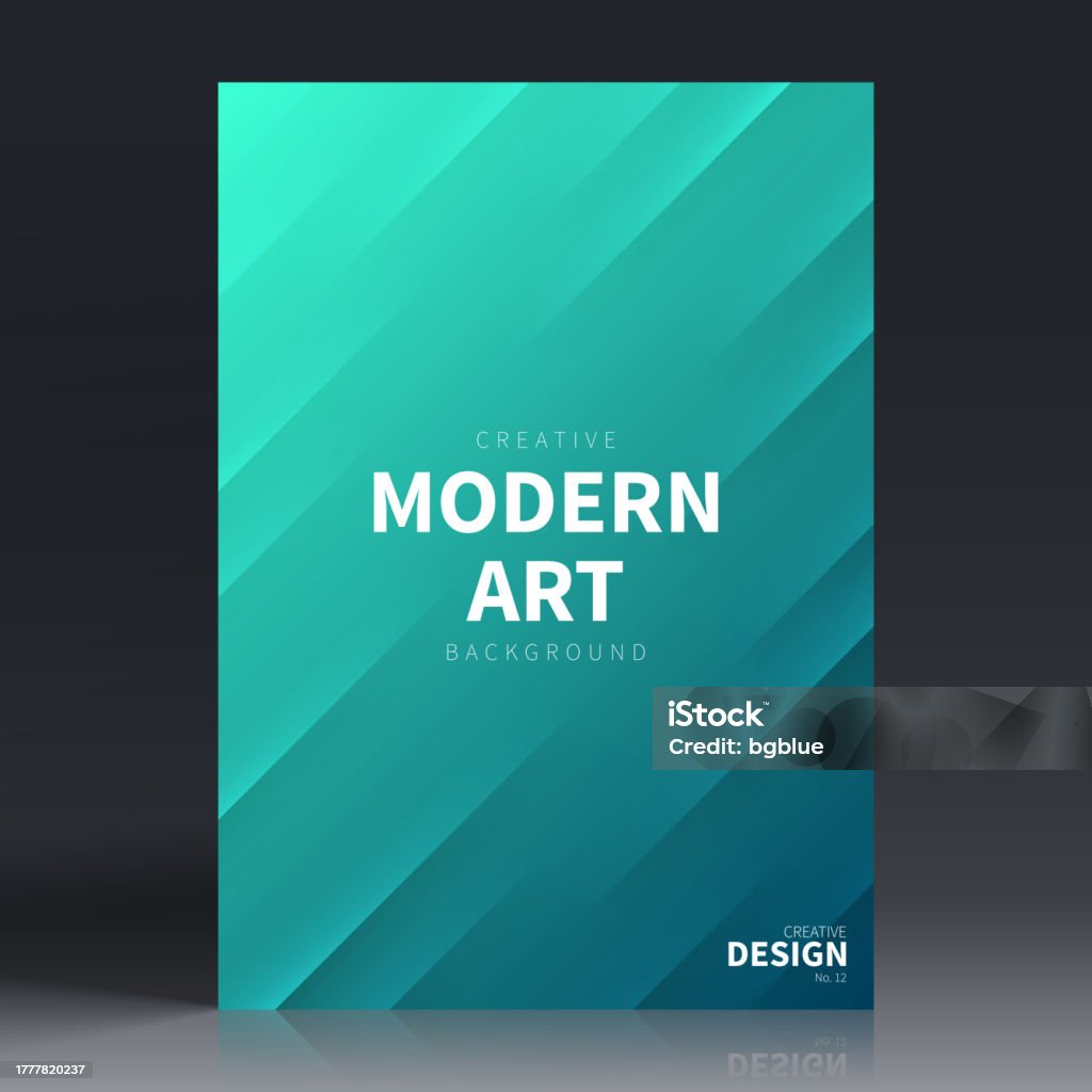 Brochure Template Layout Green Cover Design Business Annual Report
