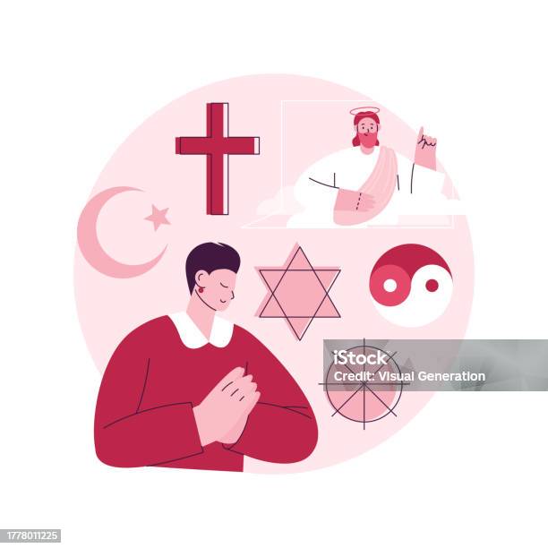 Simbol Agama Abstrak Konsep Vektor Ilustrasi Ilustrasi Stok Unduh