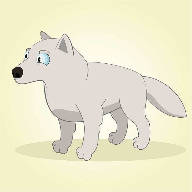 Arctic wolf Clipart Vector PNG , SVG, EPS, PSD, AI