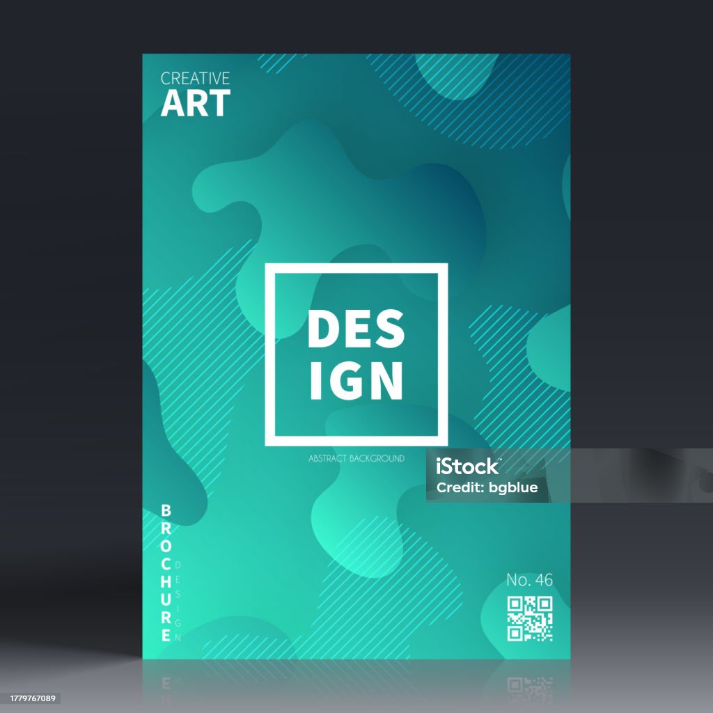Brochure Template Layout Green Cover Design Business Annual Report