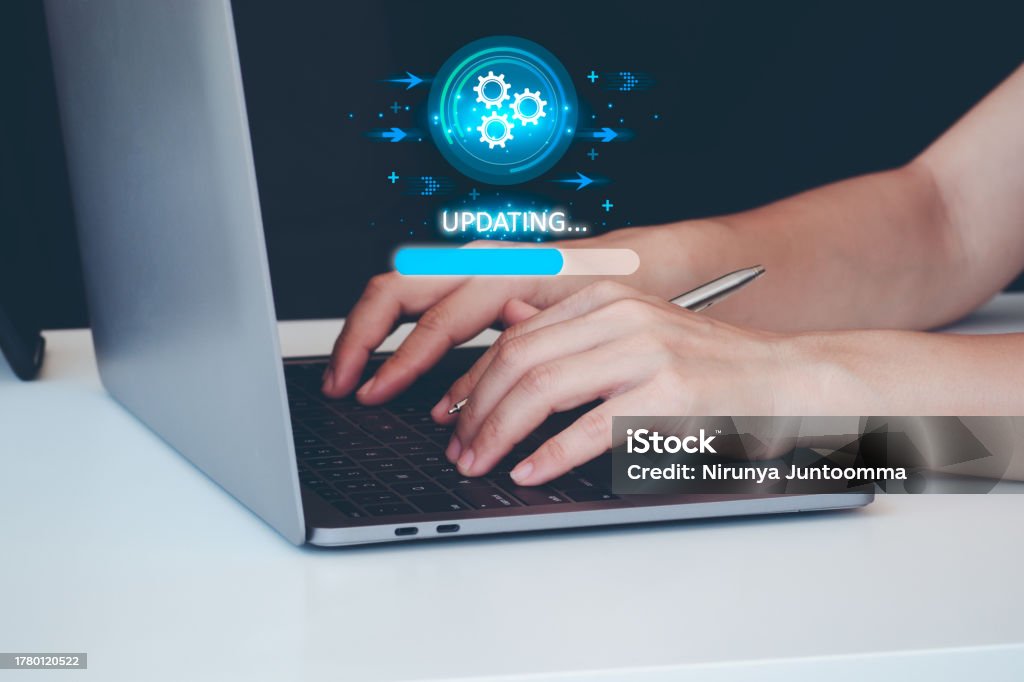 Operating System Upgrade Concept Installation App And Software Update