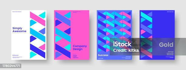 Tata Letak Latar Belakang Abstrak Desain Poster Terisolasi Template