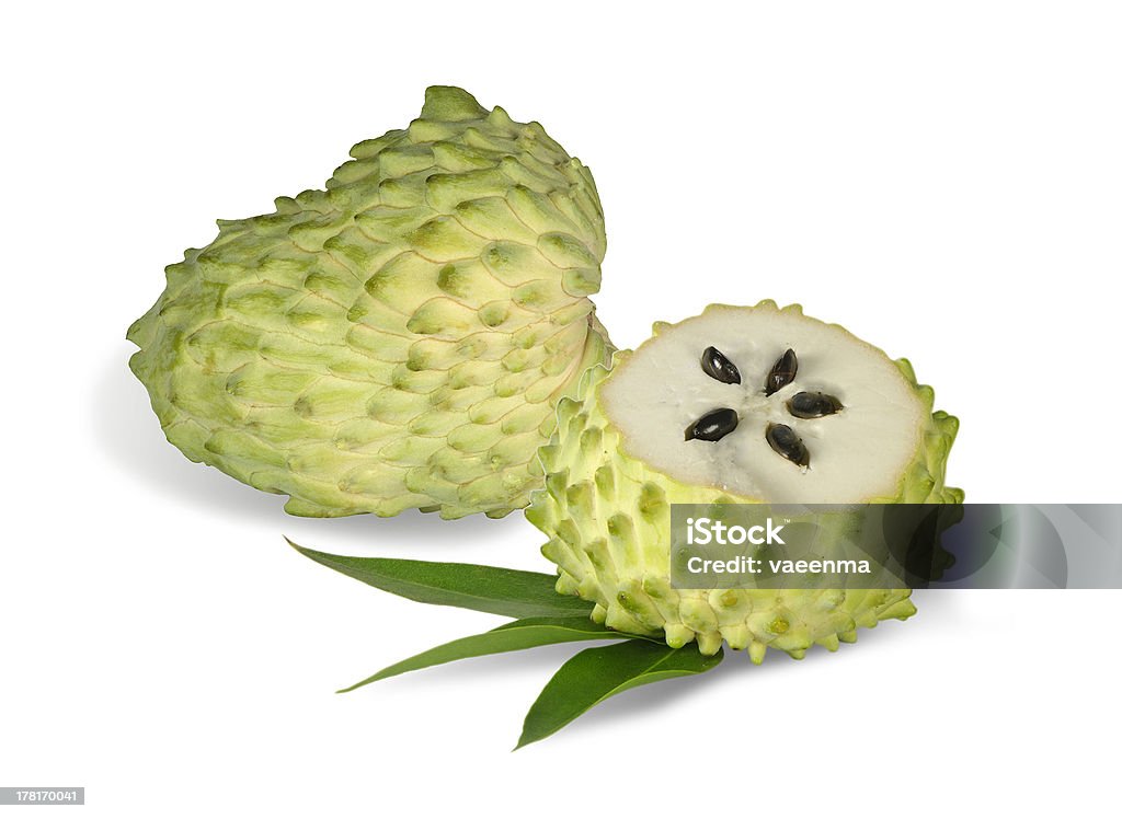 Soursop 섹션 흰색 바탕에 흰색 배경 0명에 대한 스톡 사진 및 기타 이미지 0명 가시여지 건강한 식생활 Istock