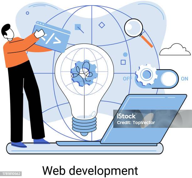 Web Development Coding And Programming Creation Digital Software Mobile 1087