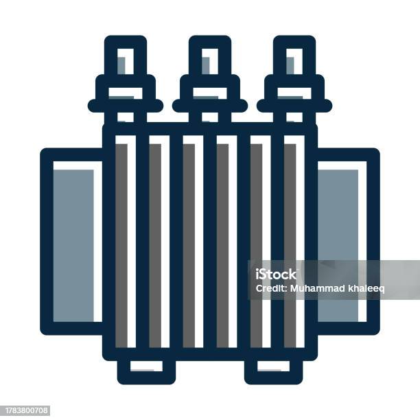 Ilustración de Transformador De Potencia Vector Línea Gruesa Relleno De ... Ilustración de Transformador De Potencia Vector Línea Gruesa Relleno De ...