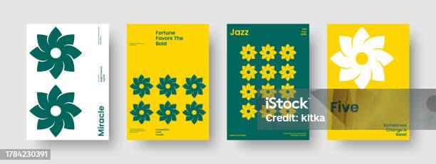 Tata Letak Sampul Buku Modern Desain Presentasi Bisnis Abstrak Template
