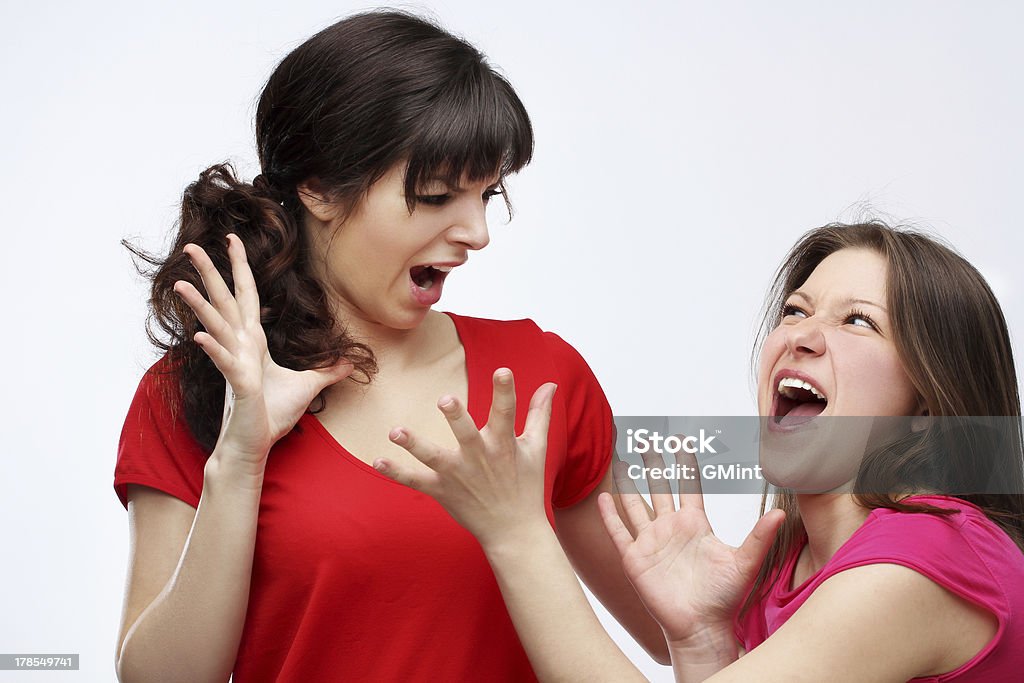 Angry Girls Arguing And Yelling With Each Other Stock Photo - Download ... Angry Girls Arguing And Yelling With Each Other Stock Photo - Download ...