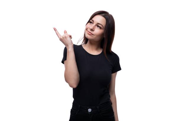 Free Stock Photo of Woman standing, making a sign with her fingers on ...