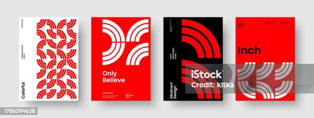 Desain Brosur Kreatif Tata Letak Sampul Buku Geometris Template