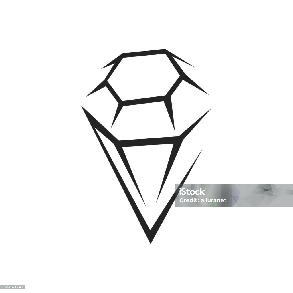 Template Logo Berlian Terisolasi Identitas Merek Ikon Grafik Vektor ... Template Logo Berlian Terisolasi Identitas Merek Ikon Grafik Vektor ...