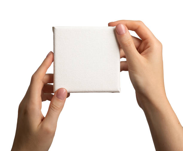 Free Stock Photo of Person Holding White Square in Hand | Download Free ...