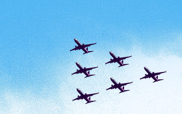 Free Stock Photo of A group of airplanes flying in formation | Download ...