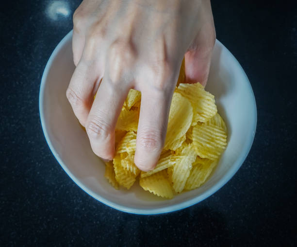 Free Stock Photo of Potato Chips spilled on the table | Download Free ...