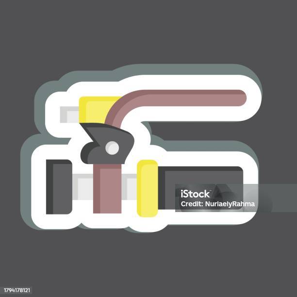 Rem Stiker Terkait Dengan Simbol Sepeda Desain Sederhana Dapat Diedit