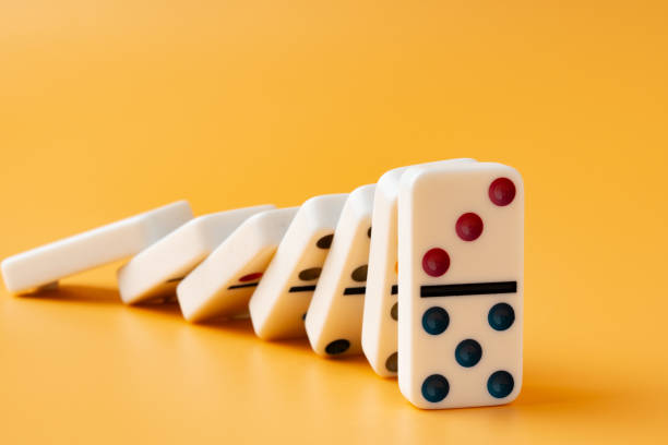 Free Stock Photo of Group of Yellow Dominoes Stacked Together ...