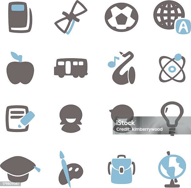 Back To School 아이콘크기 가방에 대한 스톡 벡터 아트 및 기타 이미지 가방 계절 교육 Istock