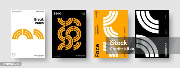Desain Sampul Buku Abstrak Tata Letak Presentasi Bisnis Terisolasi