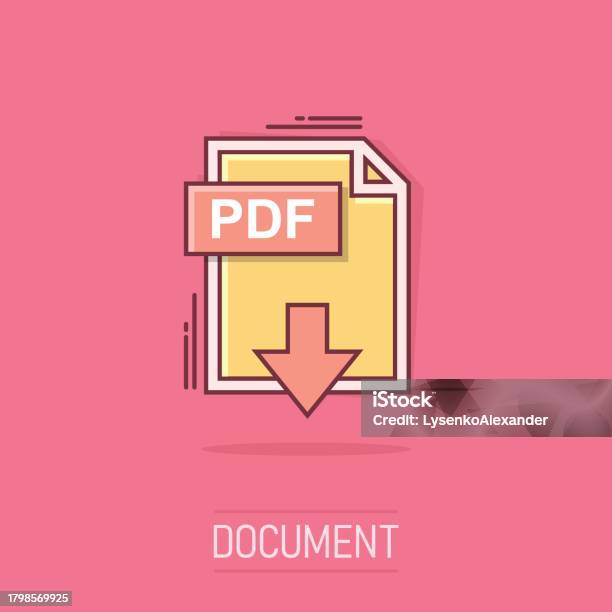 Graphisme Pdf De Dessin Animé Dans Le Modèle Comique Pictogramme
