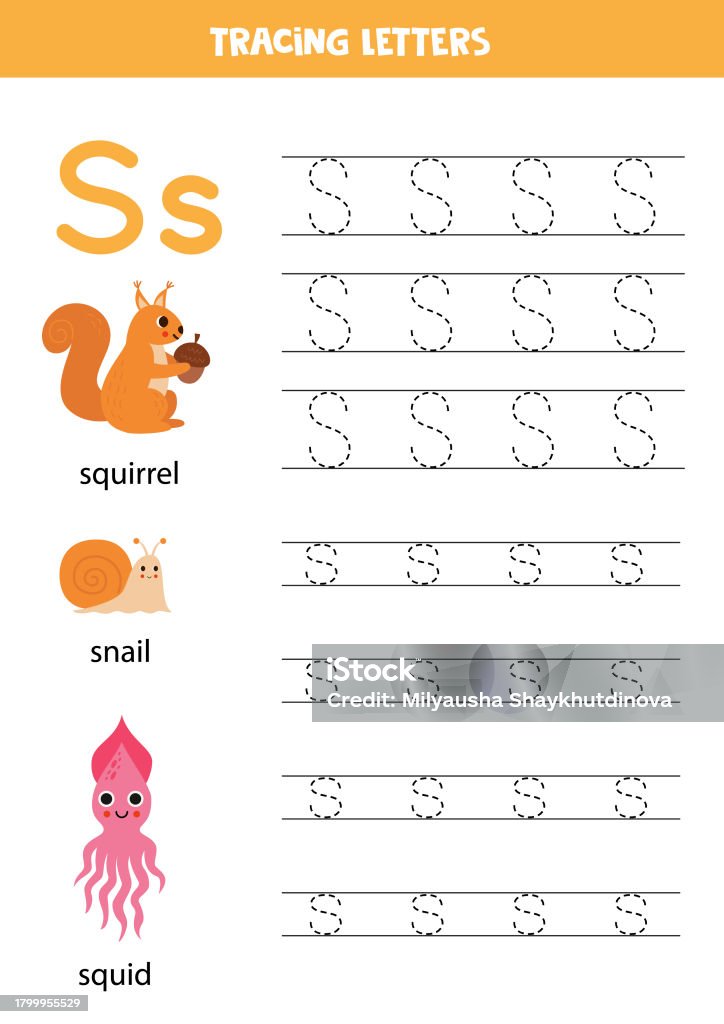 Tracer Les Lettres De Lalphabet Pour Les Enfants Alphabet Animal La ... Tracer Les Lettres De Lalphabet Pour Les Enfants Alphabet Animal La ...