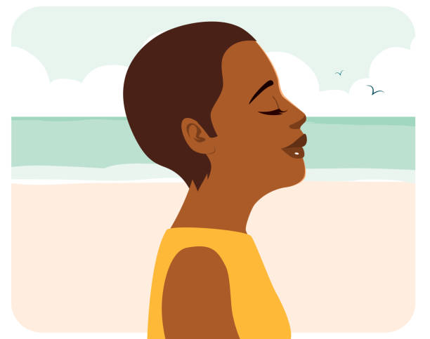 340 Black Woman Suncream Stock Illustrations Royalty Free Vector