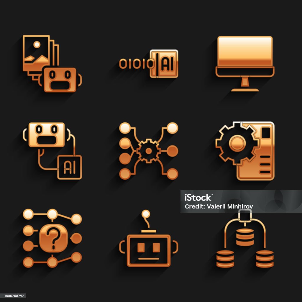 Set Neural Network Artificial Intelligence Robot Server Data Computer ... Set Neural Network Artificial Intelligence Robot Server Data Computer ...
