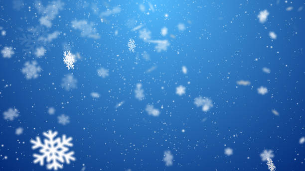Free Stock Photo of Christmas Background - Falling Snowflakes ...