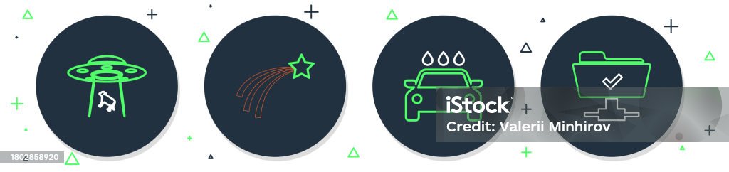 Set Line Falling Star Car Wash Ufo Abducts Cow And Ftp Operation ... Set Line Falling Star Car Wash Ufo Abducts Cow And Ftp Operation ...