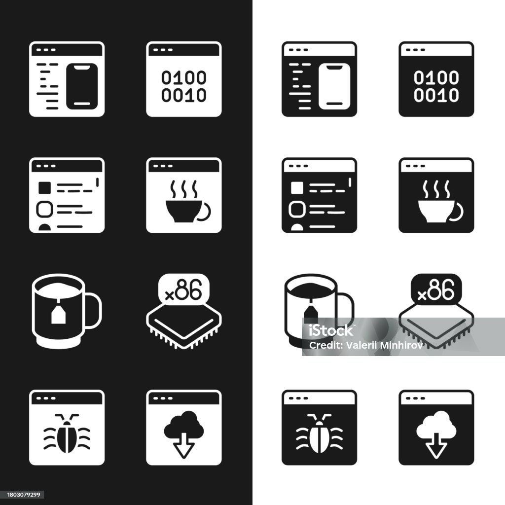 Set Software Browser Files Binary Code Cup Tea With Tea Bag Processor ... Set Software Browser Files Binary Code Cup Tea With Tea Bag Processor ...