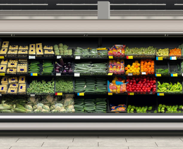 Free Stock Photo of Abundant Display of Fruits and Vegetables in Store ...