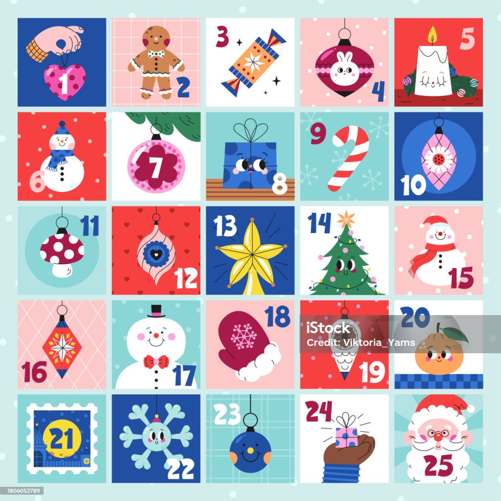 Kalender Kedatangan Natal Tahun Baru Dan Hari Libur Ilustrasi Stok ... Kalender Kedatangan Natal Tahun Baru Dan Hari Libur Ilustrasi Stok ...