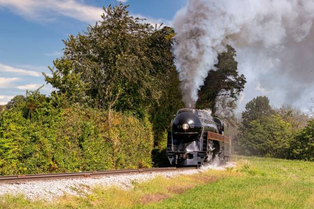 Free Stock Photo of Train Track Across Lush Green Countryside ...