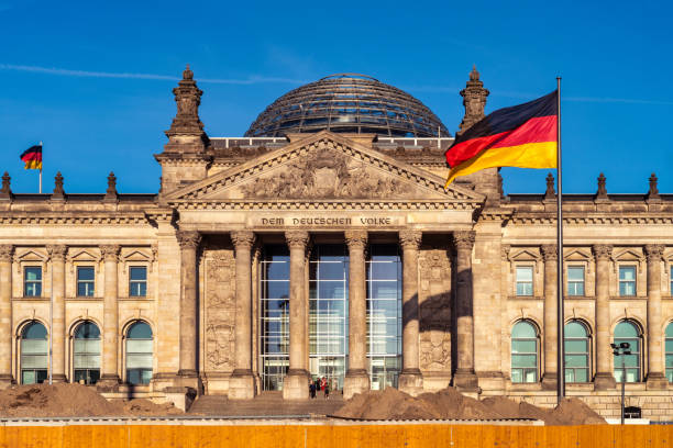 Free Stock Photo of German Flag outside Reichstag Building | Download ...