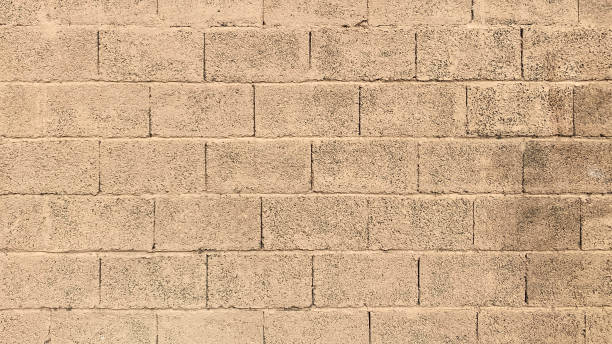 Free picture: Light brown terracotta blocks horizontal masonry